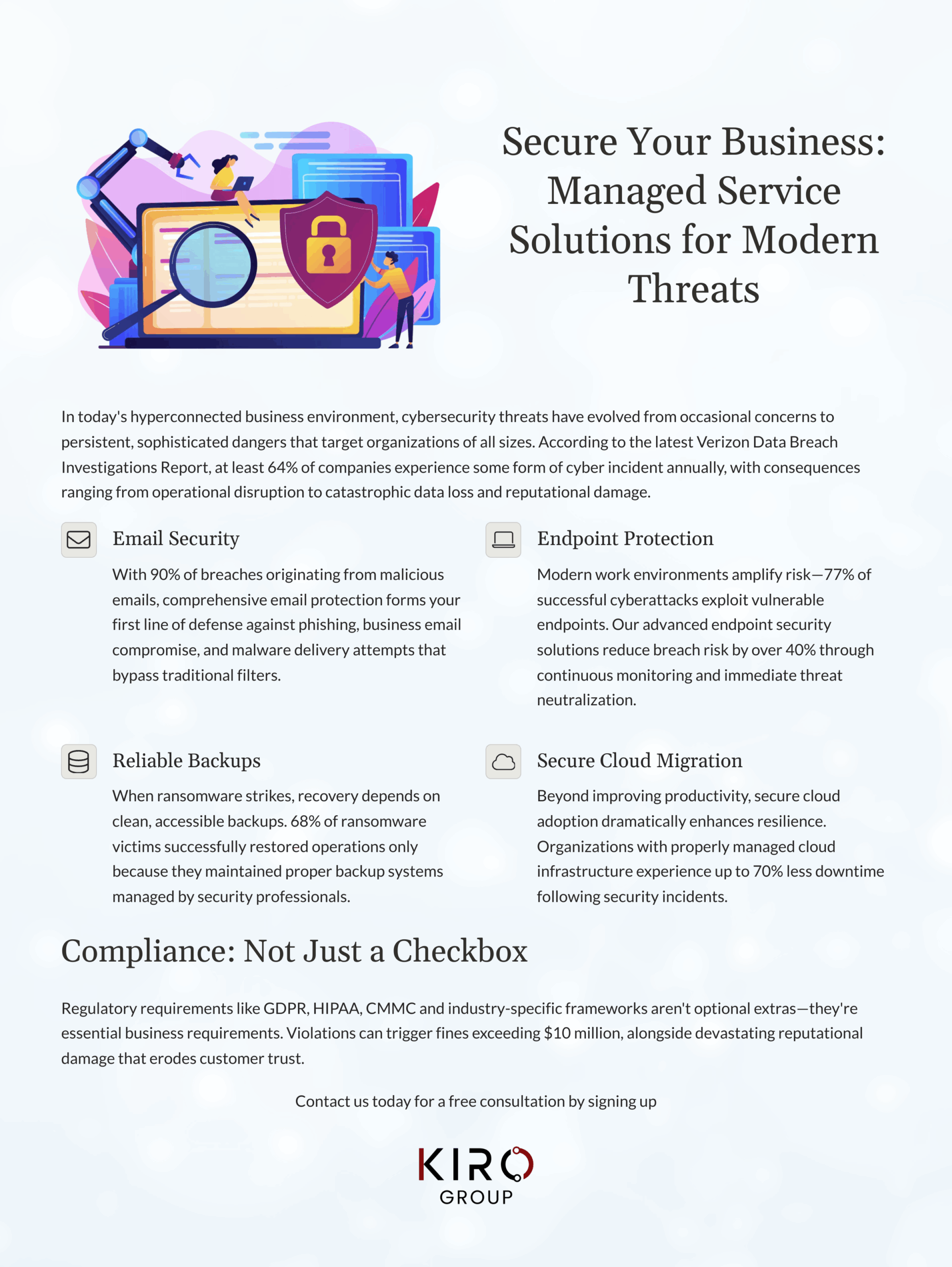 Managed Service Solutions - Kiro Group